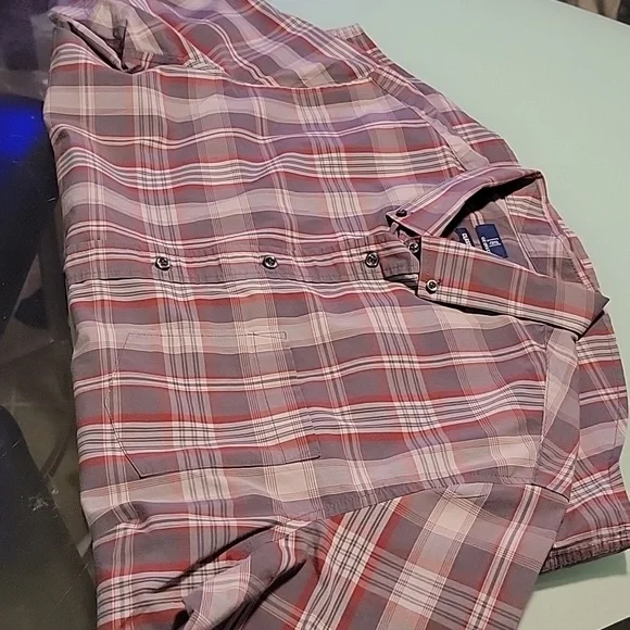 George | Shirts | George Classic Fit Checkered Ss Shirt 2xl 552 | Poshmark